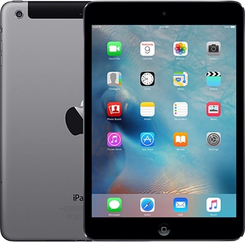 Apple iPad Mini 2nd Gen (A1490) 7.9" 128GB - Space Grey, Unlocked C ...