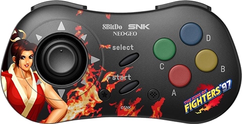 8BitDo SNK NEOGEO USB Wireless Controller - Mai Shiranui ED, B - CeX ...