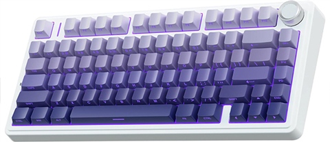 Aula F75 Wireless Mech. Keyboard (Star Vector Switch) White Blue Purple ...