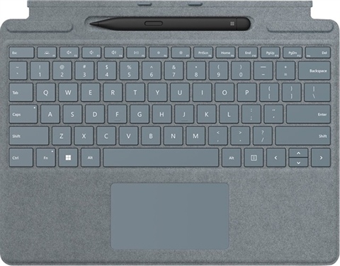Microsoft Surface Pro Signature Keyboard with Slim Pen 2 - Ice Blue, A ...