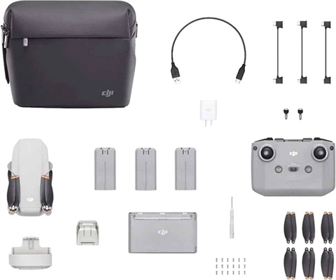 DJI Mini 2 Fly More Kit (With All Accessories) Foldable Quadcopter, B ...