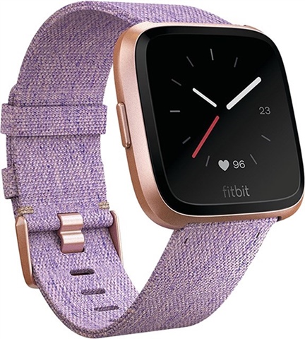 Fitbit Versa Health and Fitness Smartwatch SE Lavender Rose Gold, A ...