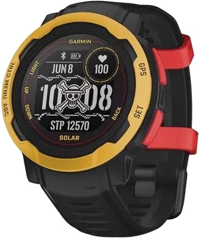 Garmin Instinct 2 Solar GPS Smartwatch -ONE PIECE Luffy Edition, C ...