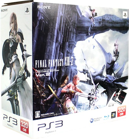 Playstation 3 Slim Console, 320GB,Final Fantasy XIII-2 Black, Boxed ...