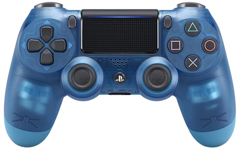 PS4 Official Dual Shock 4 Blue Crystal Controller (V2) - CeX (MY ...