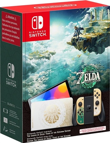 Switch Console, 64GB OLED Legend of Zelda + Gold Joy-Con, Boxed - CeX ...