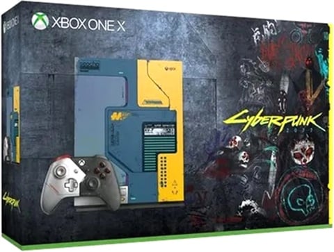 Xbox One X Console, 1TB, Cyberpunk 2077 Ed. (No Game), Boxed - CeX (MY ...
