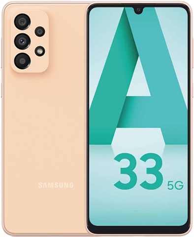 Samsung Galaxy A33 5G Dual Sim (8GB+128GB) Awesome Peach, Unlocked A ...