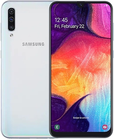 Samsung Galaxy A50 Dual Sim (6GB+128GB) White, Unlocked A - CeX (MY ...